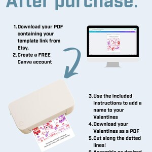 Axolotl Printable Valentine Template for Canva - Etsy