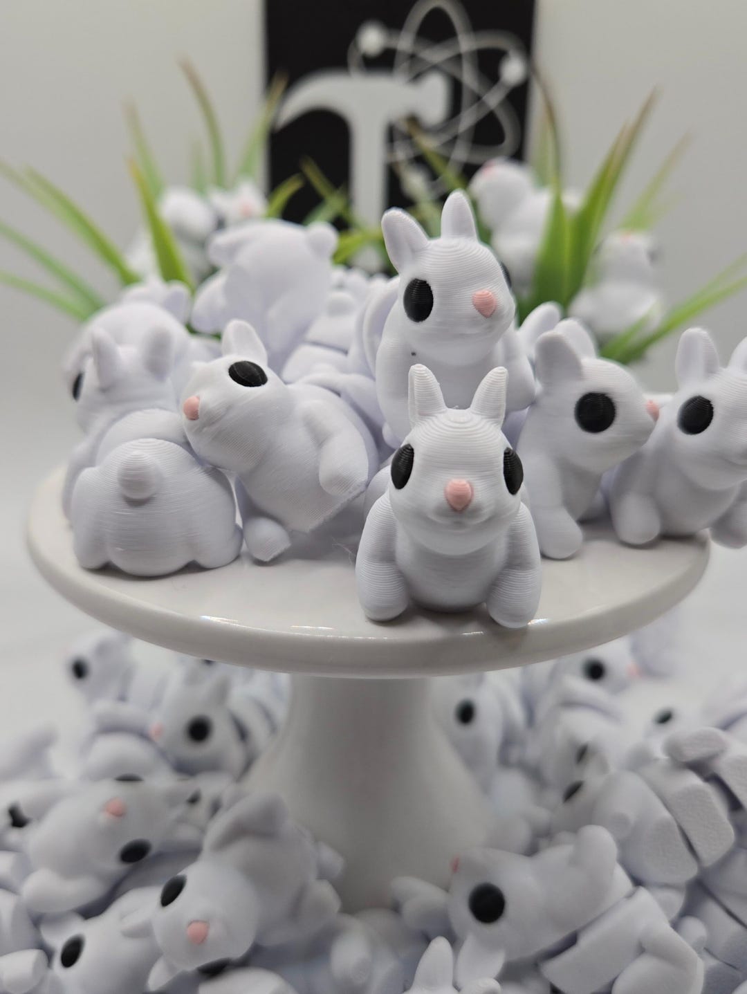 Bunny Rabbit | 3D Printed | Articulated Flexi Wiggle | ADHD Sensory Aid ...