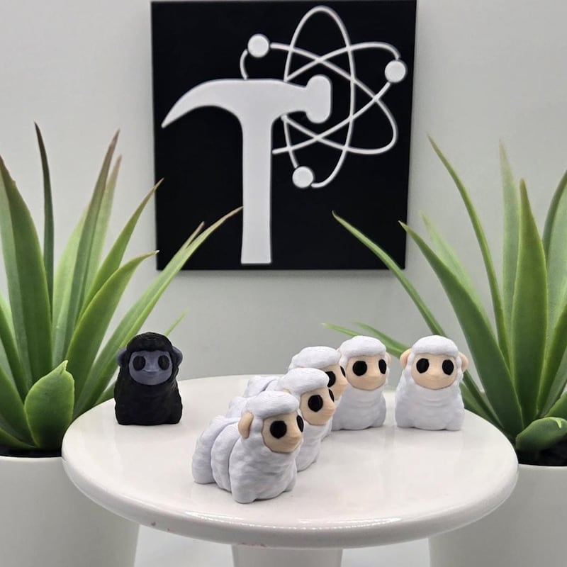 3d Printed Fidget Sheep - Etsy