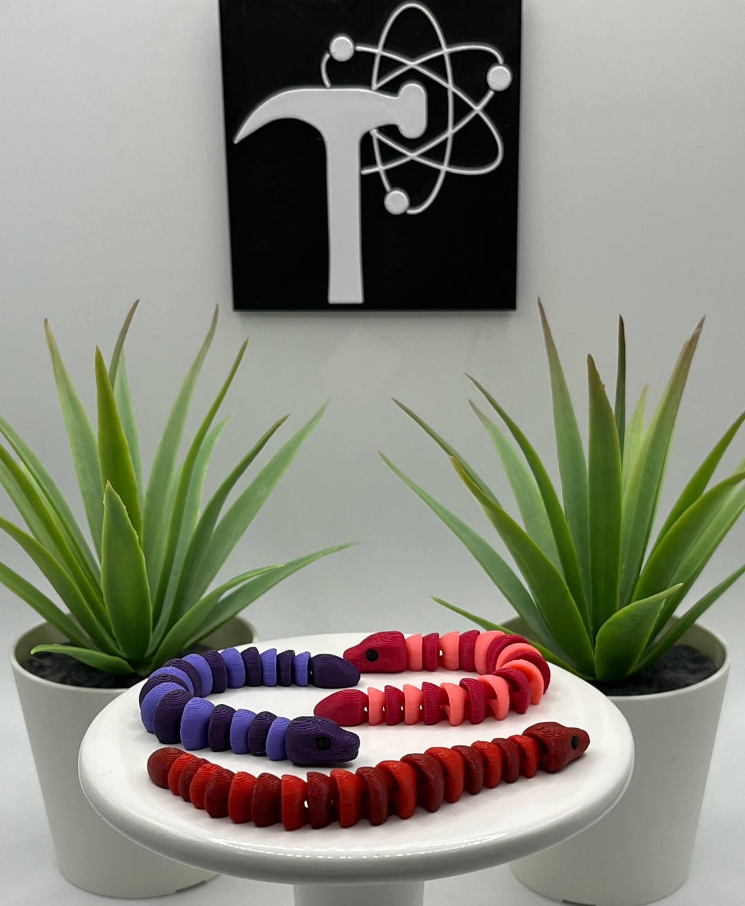 Valentine Snake | Valentine's | 3D Printed | Articulated Flexi Wiggle ...
