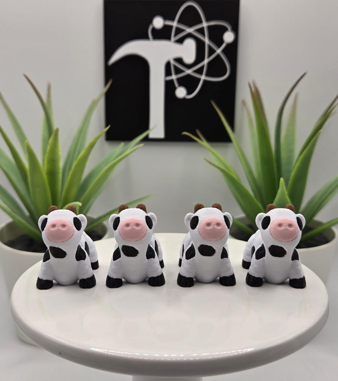 Cow | 3D Printed | Articulated Flexi Wiggle | ADHD Sensory Aid | Fidget ...
