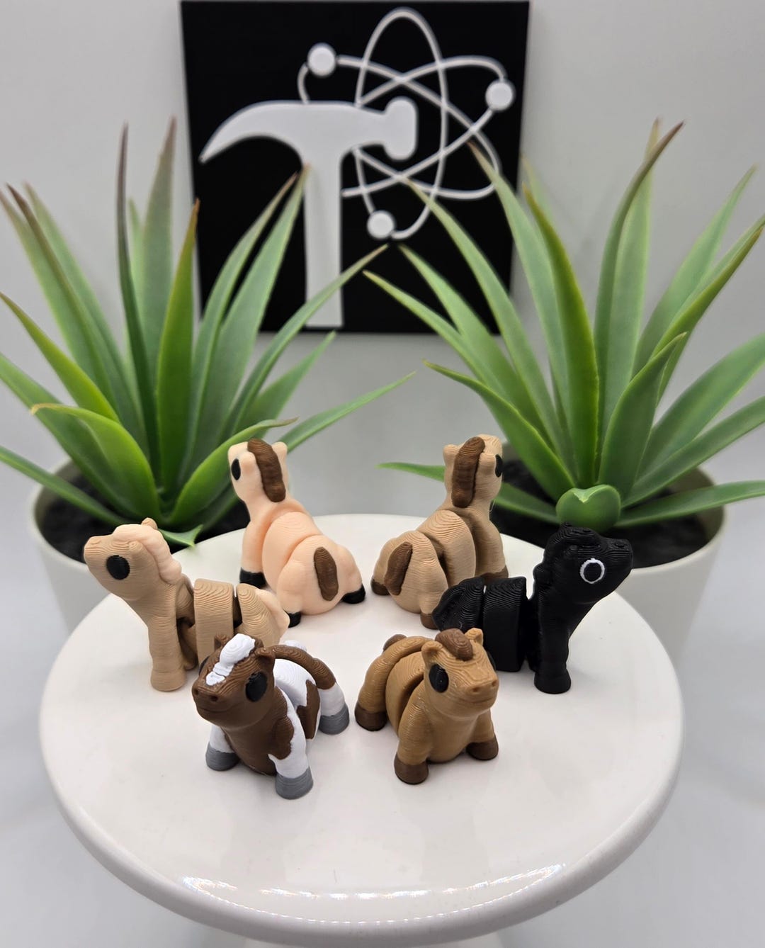 Horse | 3D Printed | Articulated Flexi Wiggle | ADHD Sensory Aid ...