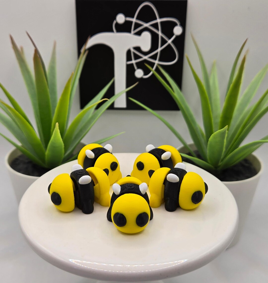 Bumble Bee | 3D Printed | Articulated Flexi Wiggle | ADHD Sensory Aid ...