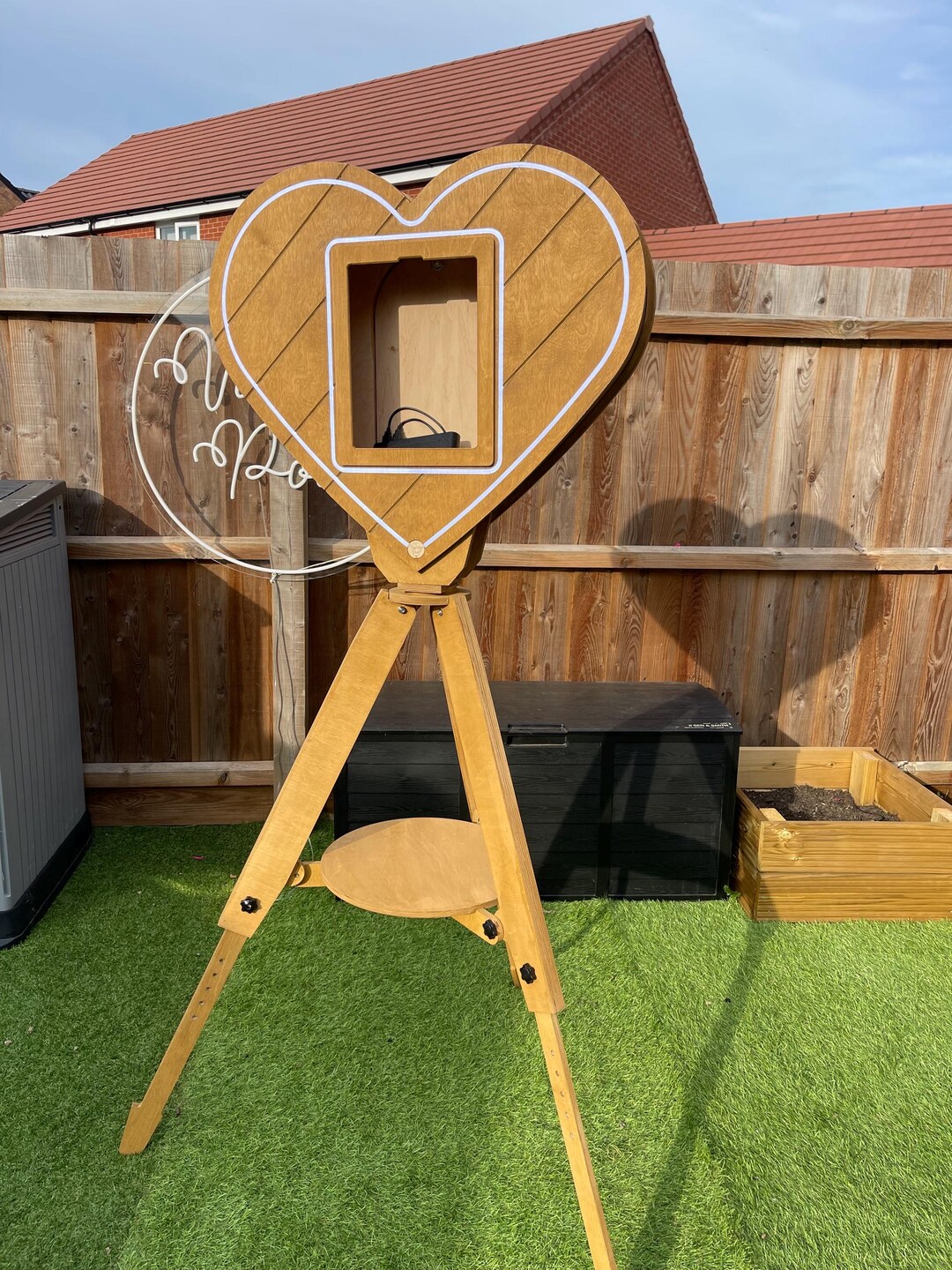 Love Heart Vintage Selfie Pod – Dual LED Lighting, Adjustable Tripod - Etsy