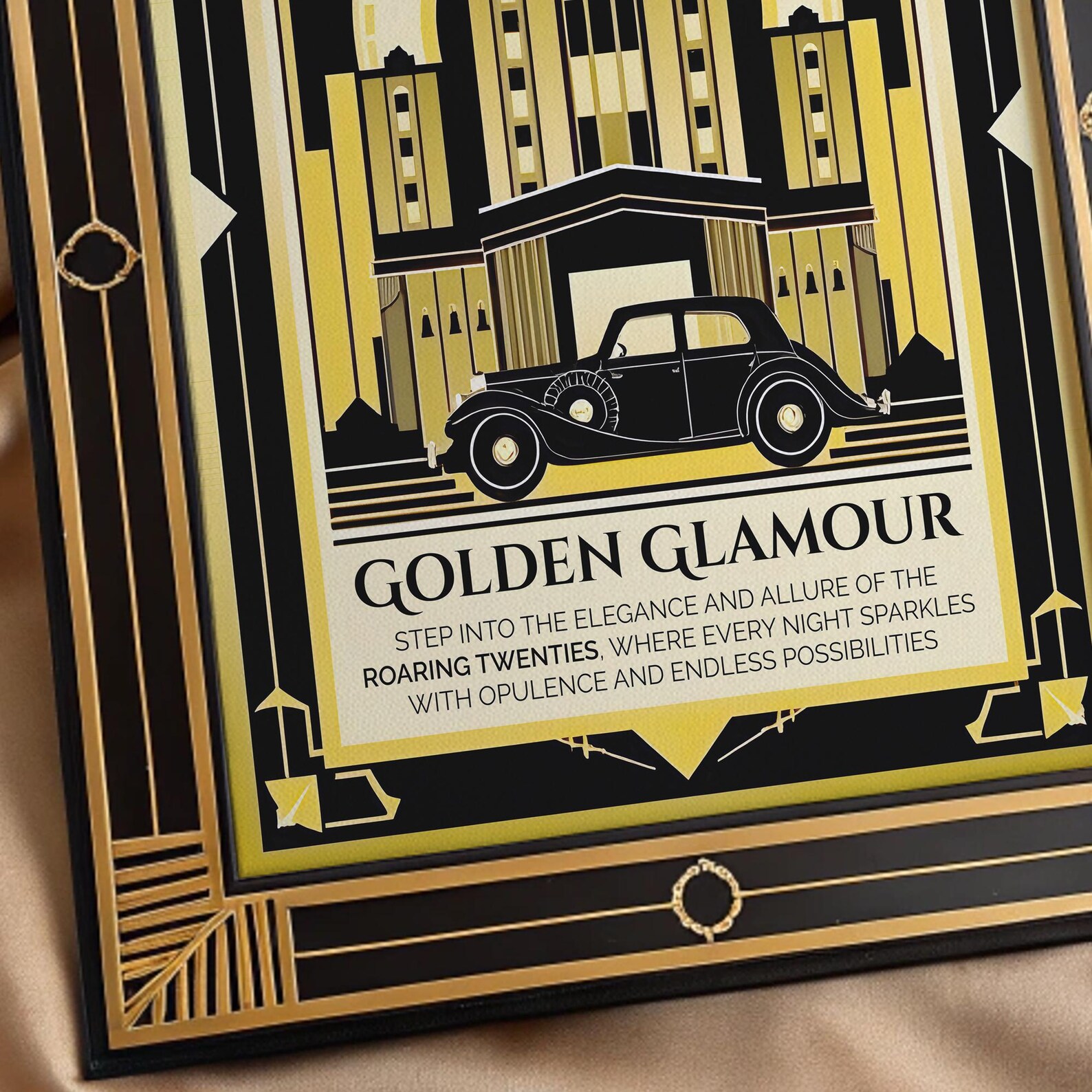 Art Deco Digital Poster | Vintage 1920s Glamour Wall Art | Roaring ...