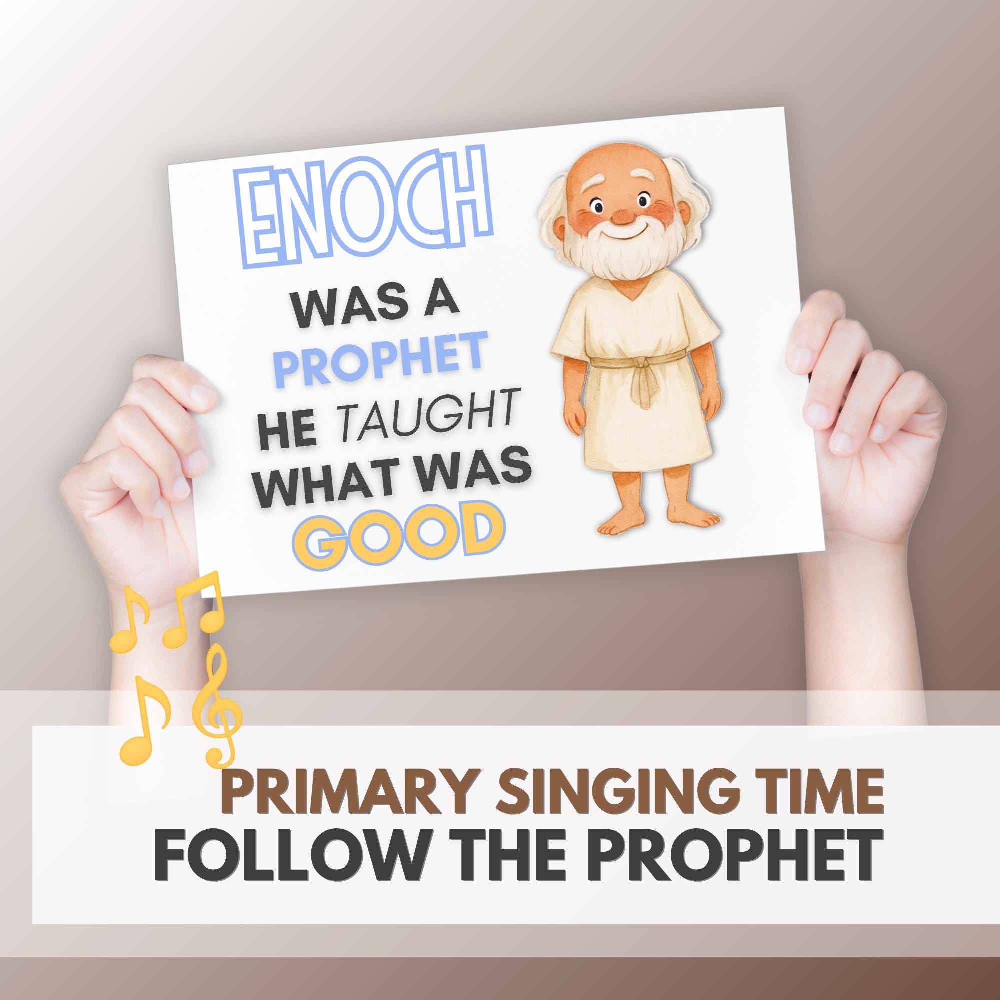 Follow the Prophet | LDS Primary Song Visual Aid | Singing Time ...