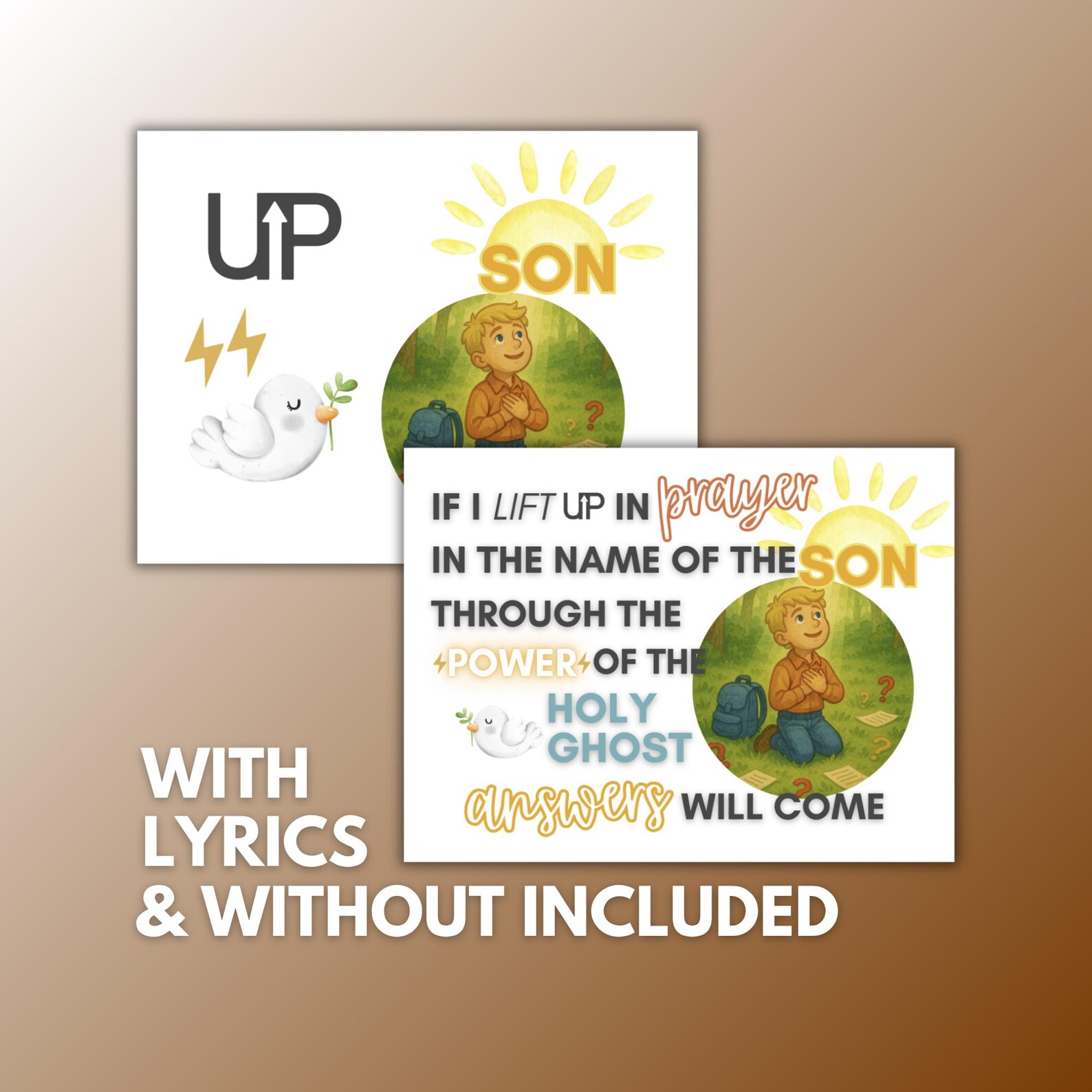 My Own Sacred Grove | LDS Primary Song Visuals: Picture Flipchart Aid ...