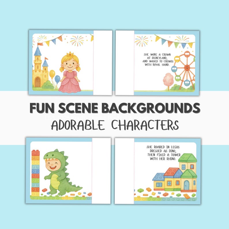 DIY Storybook Template: Editable Kids Booklet for Canva (digital ...