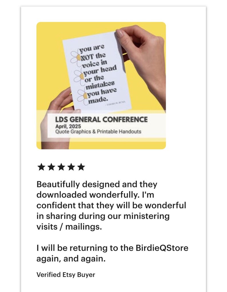 LDS General Conference 2025 April Quote Graphics: Printable Lesson ...