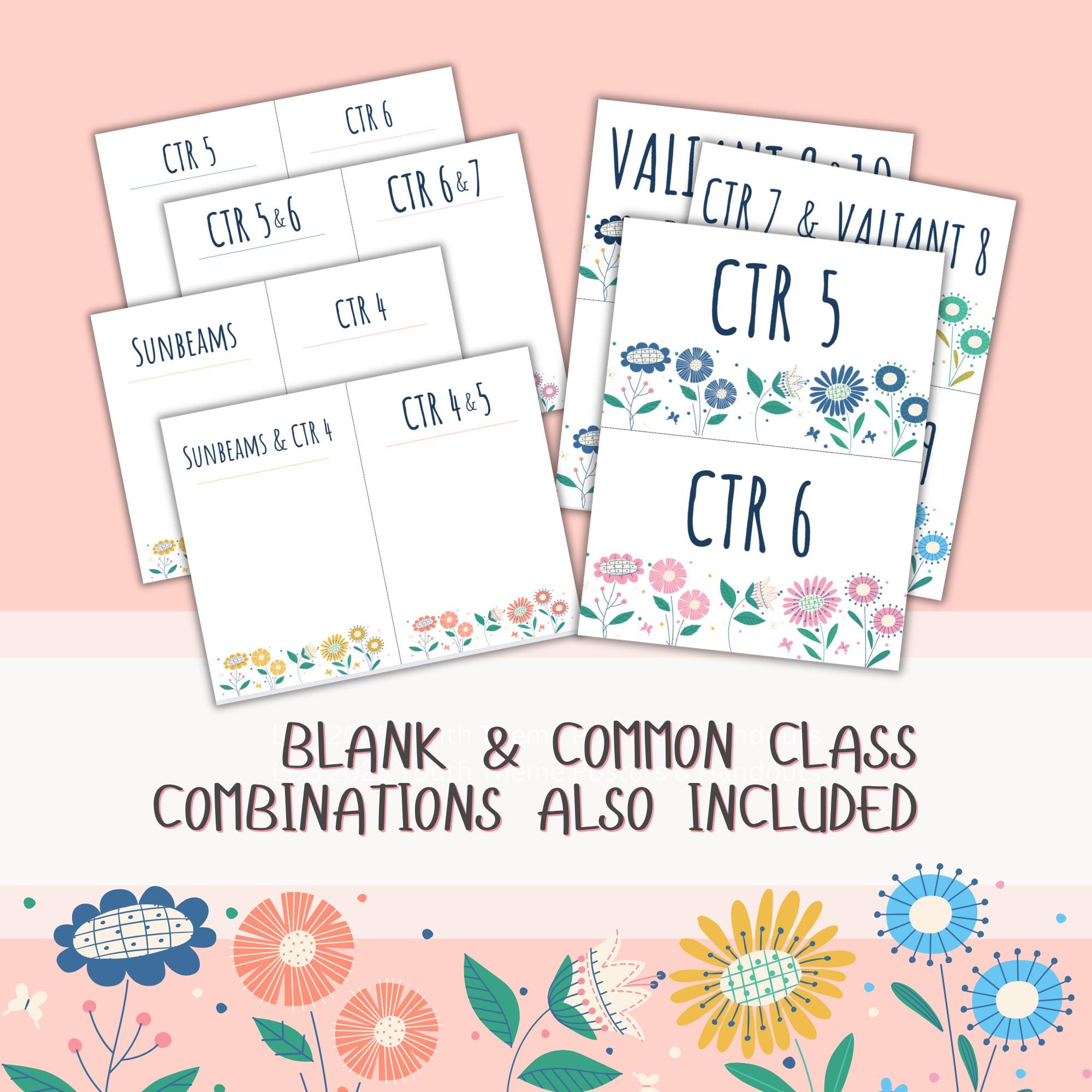 LDS Primary Classroom Signs: Printable Sunday School Decor | PDF ...