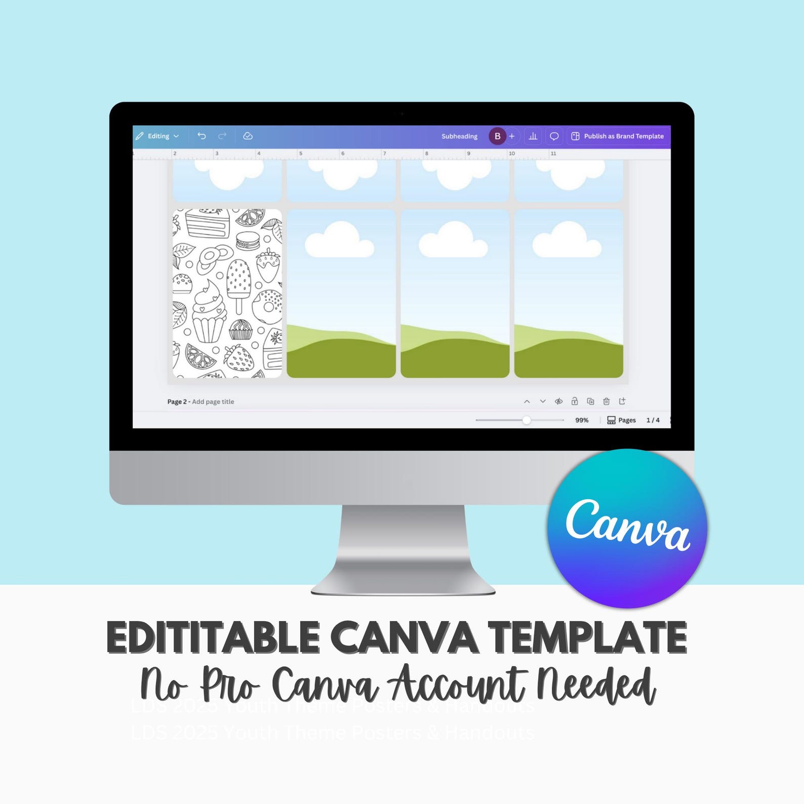 Mini Booklet Canva Template: DIY Foldable Zine (digital Download) - Etsy