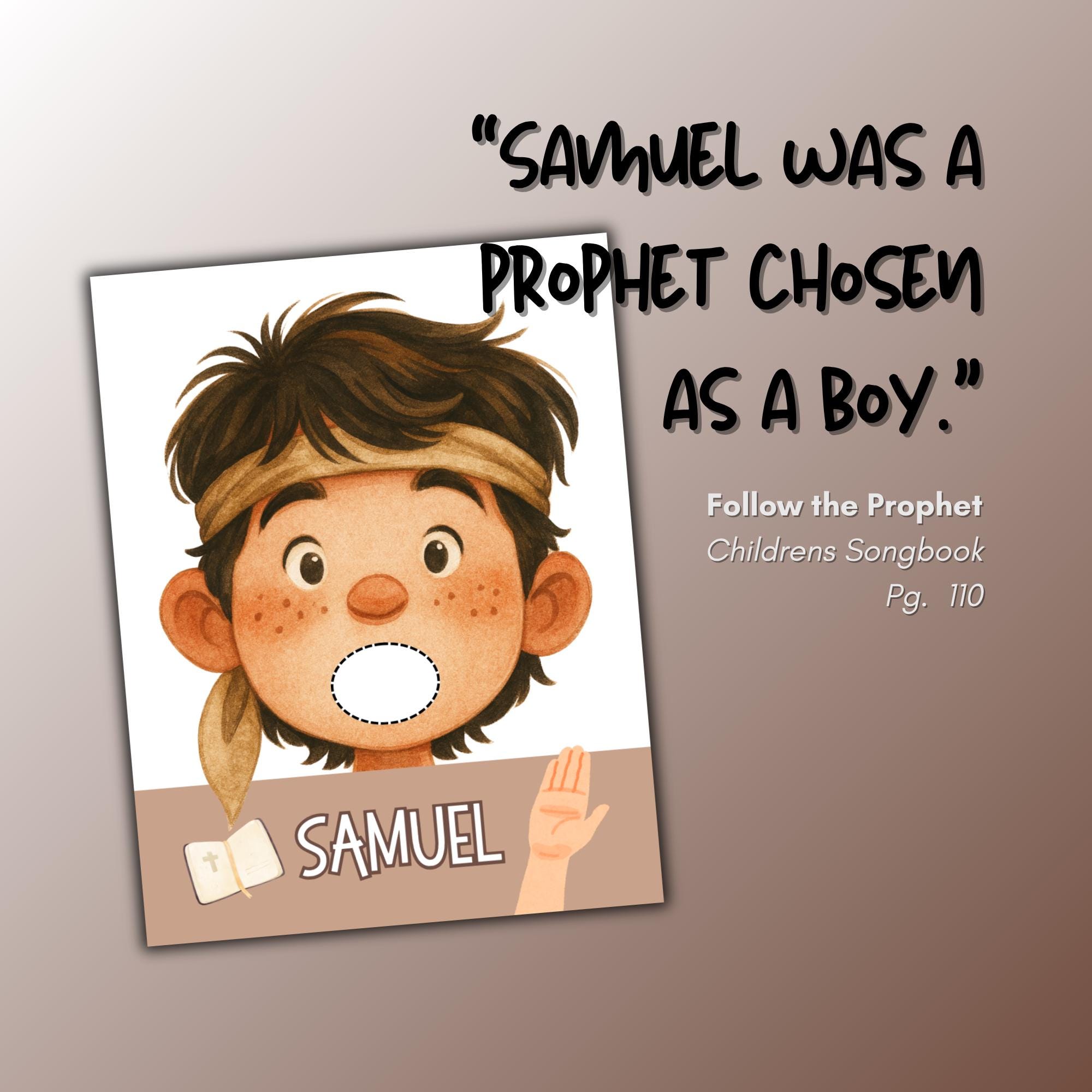 Singing Time Activity | Follow the Prophet | LDS Prophets With Cut-out ...