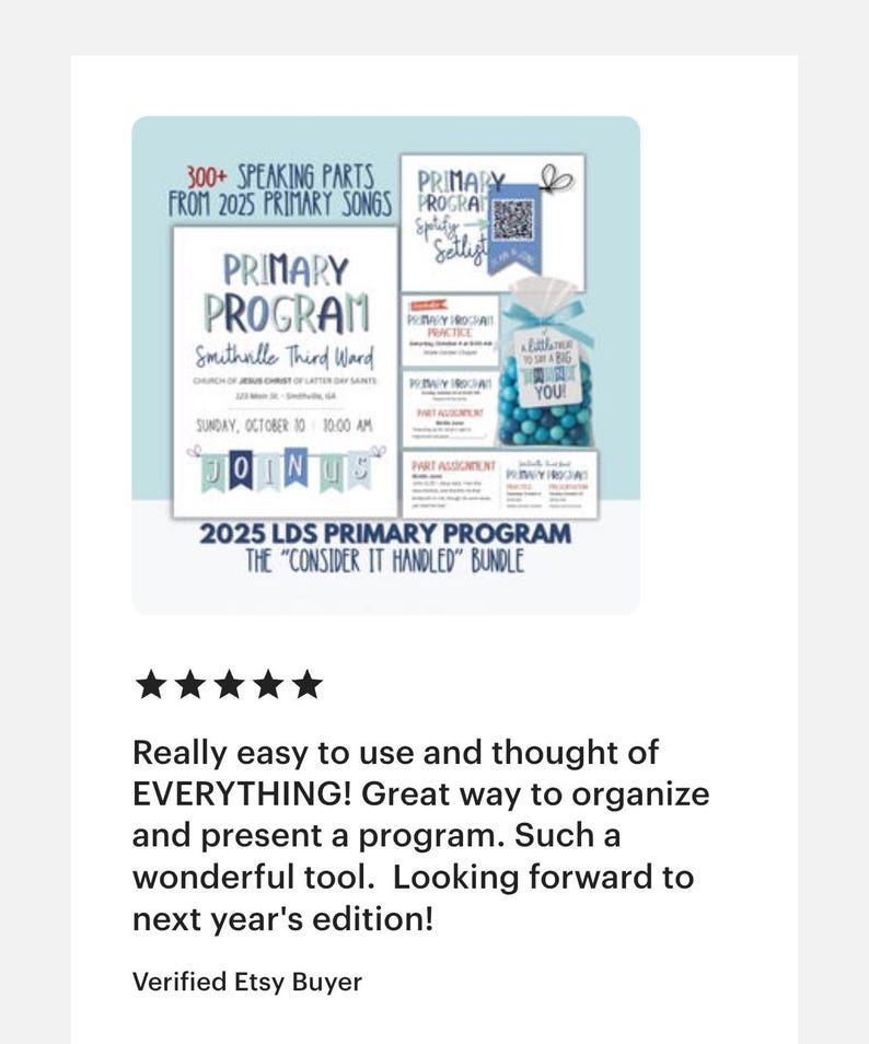 2026 LDS Primary Program Bundle: Editable Script, Invites, Posters ...