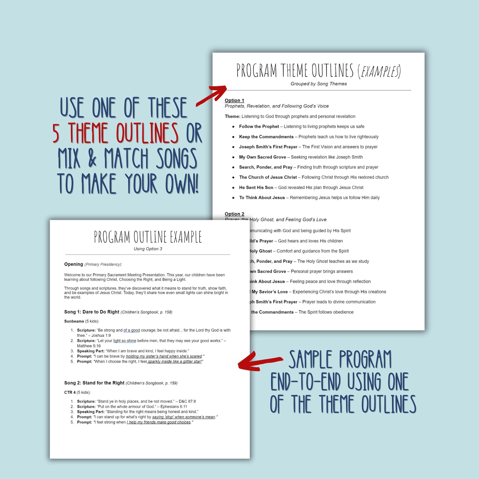 2025 LDS Primary Program Bundle: Editable Script, Invites, Posters ...