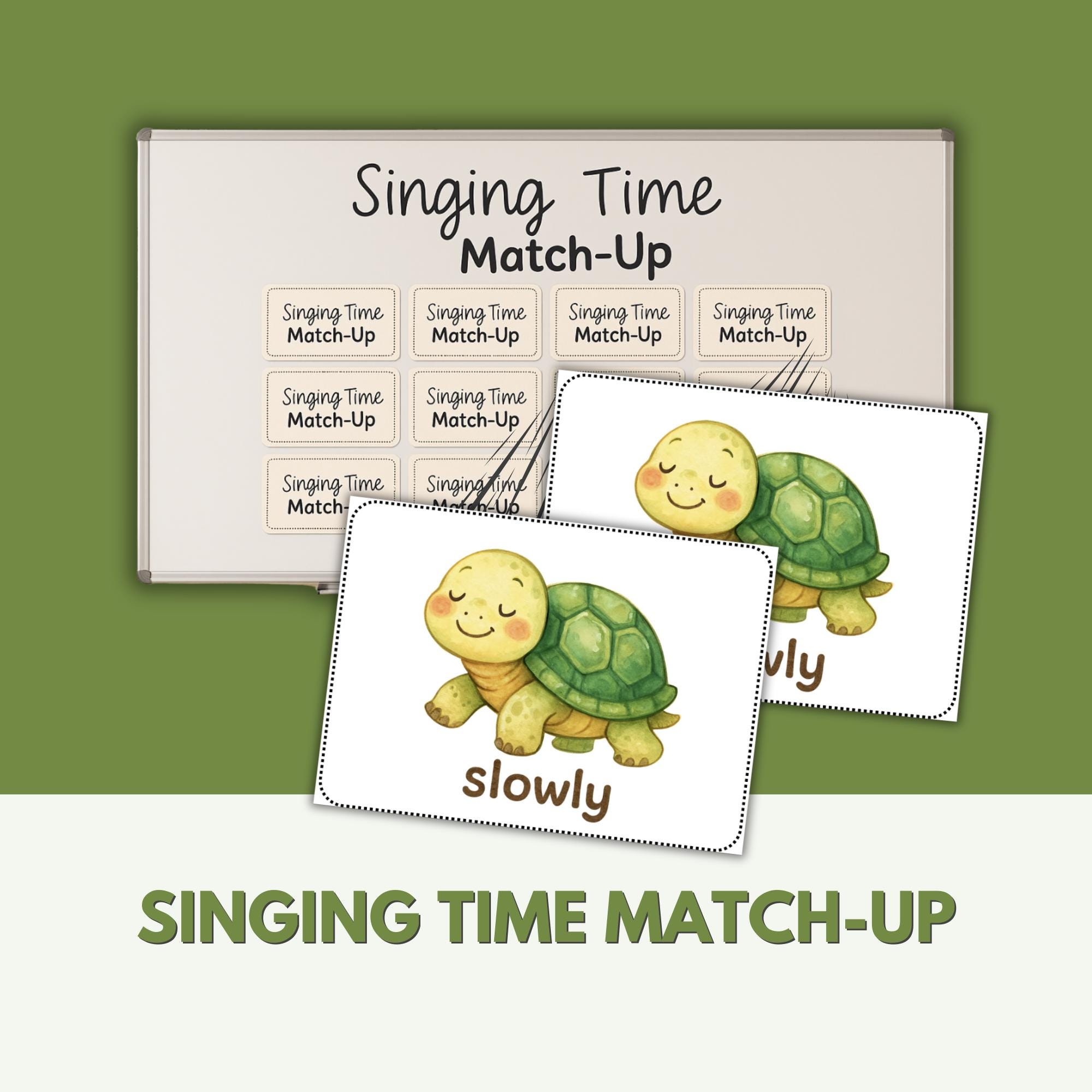 Singing Time Matching Game | Printable Primary Singing Activity | Choir ...