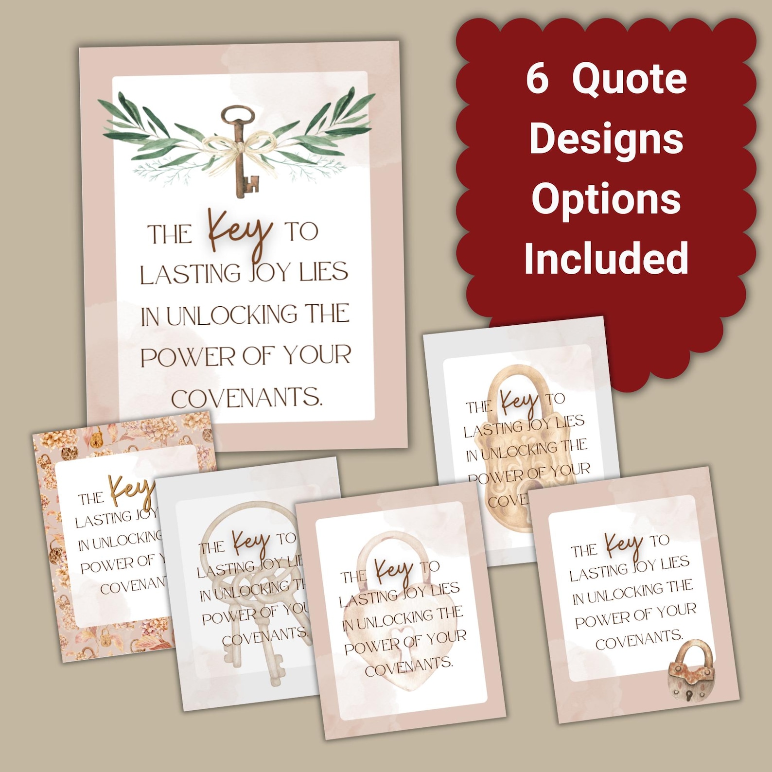 Keys to Baptism: LDS Baptism Lesson & Printable Visual Aids - Etsy