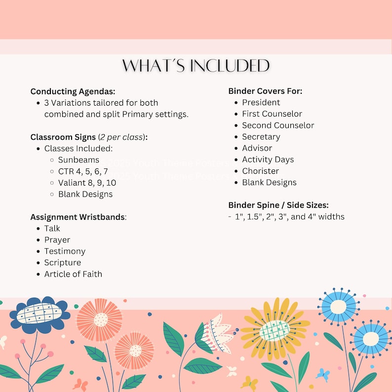 LDS Primary Organizational Bundle | Conducting Agendas | Assignment ...