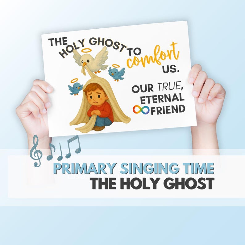 The Holy Ghost | LDS Primary Song: Visual Aids and Flip Chart (digital ...