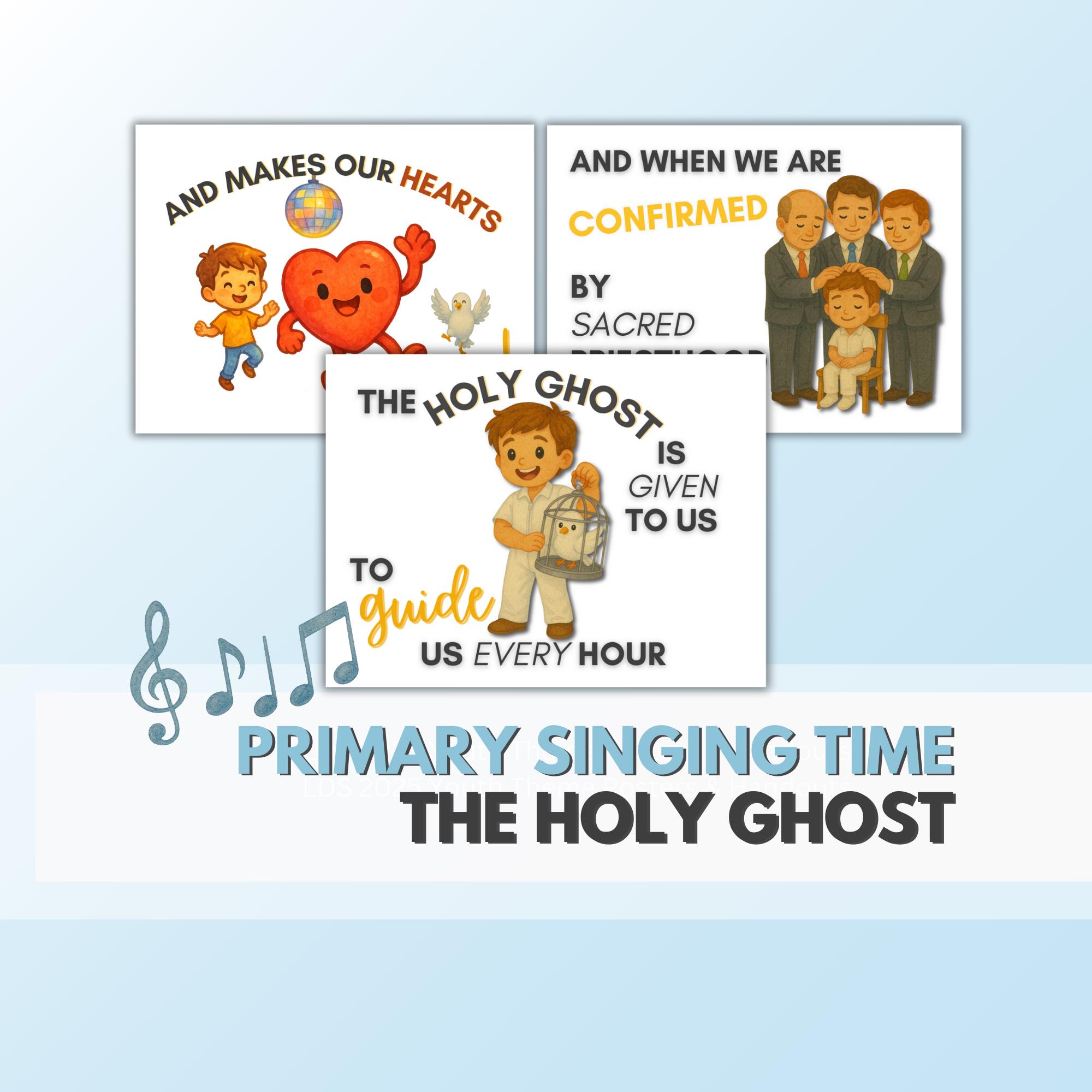 The Holy Ghost | LDS Primary Song: Visual Aids and Flip Chart (digital ...