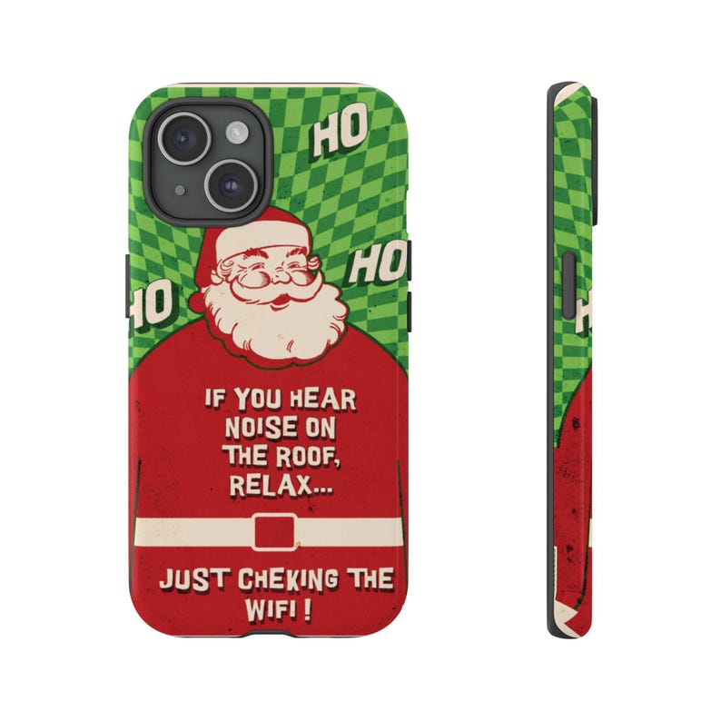 Phone Case: Santa Claus Joke, Christmas Tough Case, Santa Claus Phone ...