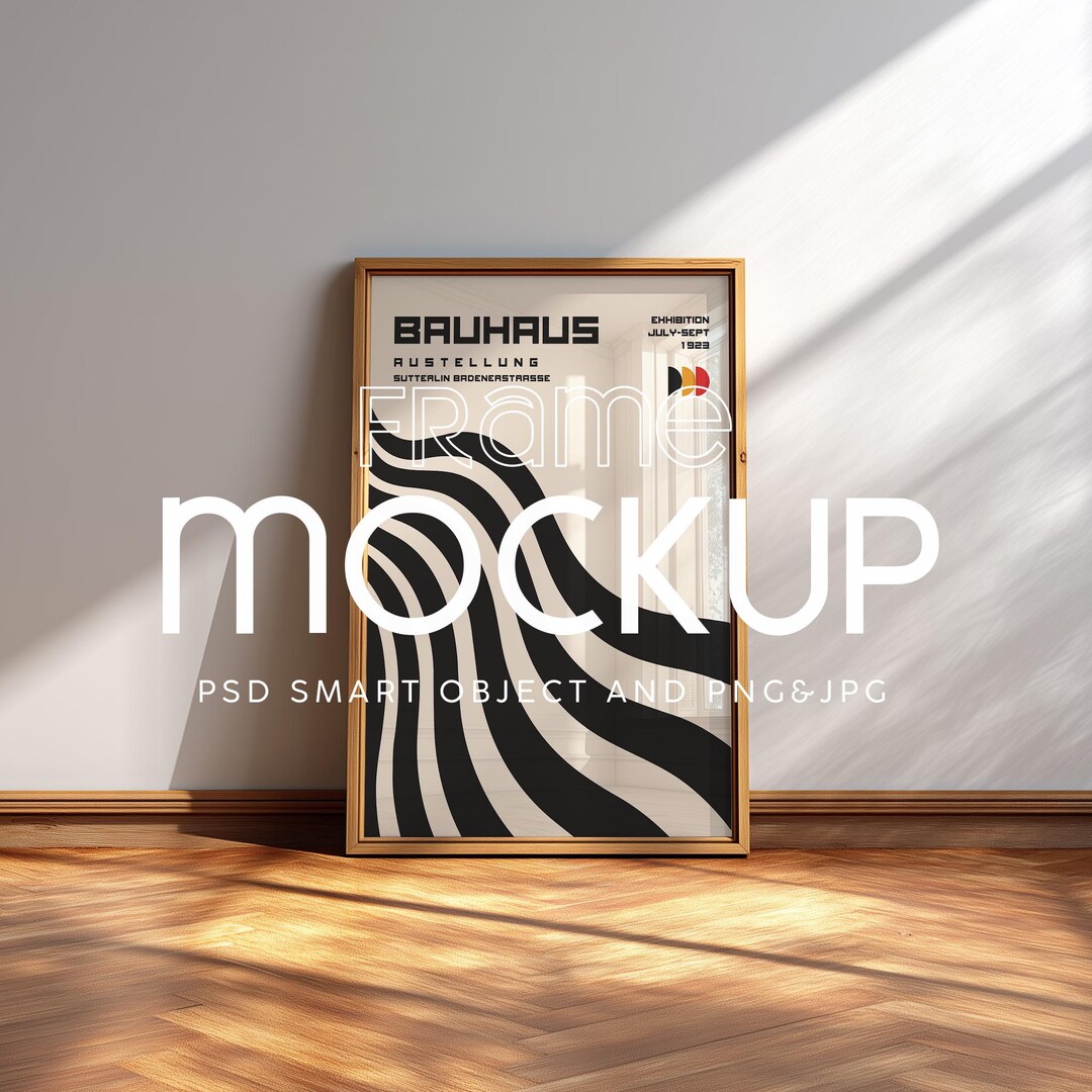 Glass Reflection on Frame, Soft Aesthetic Interior Frame Mockup, Smart ...