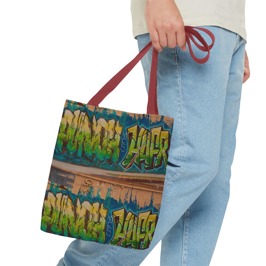 Graffiti Tote Bag, Street Art Handbag, Urban Style Shopping Bag, DTLA ...