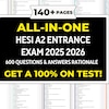 HESI A2 Math Conversions Cheat Sheet | Nursing Study Guide | Metric ...