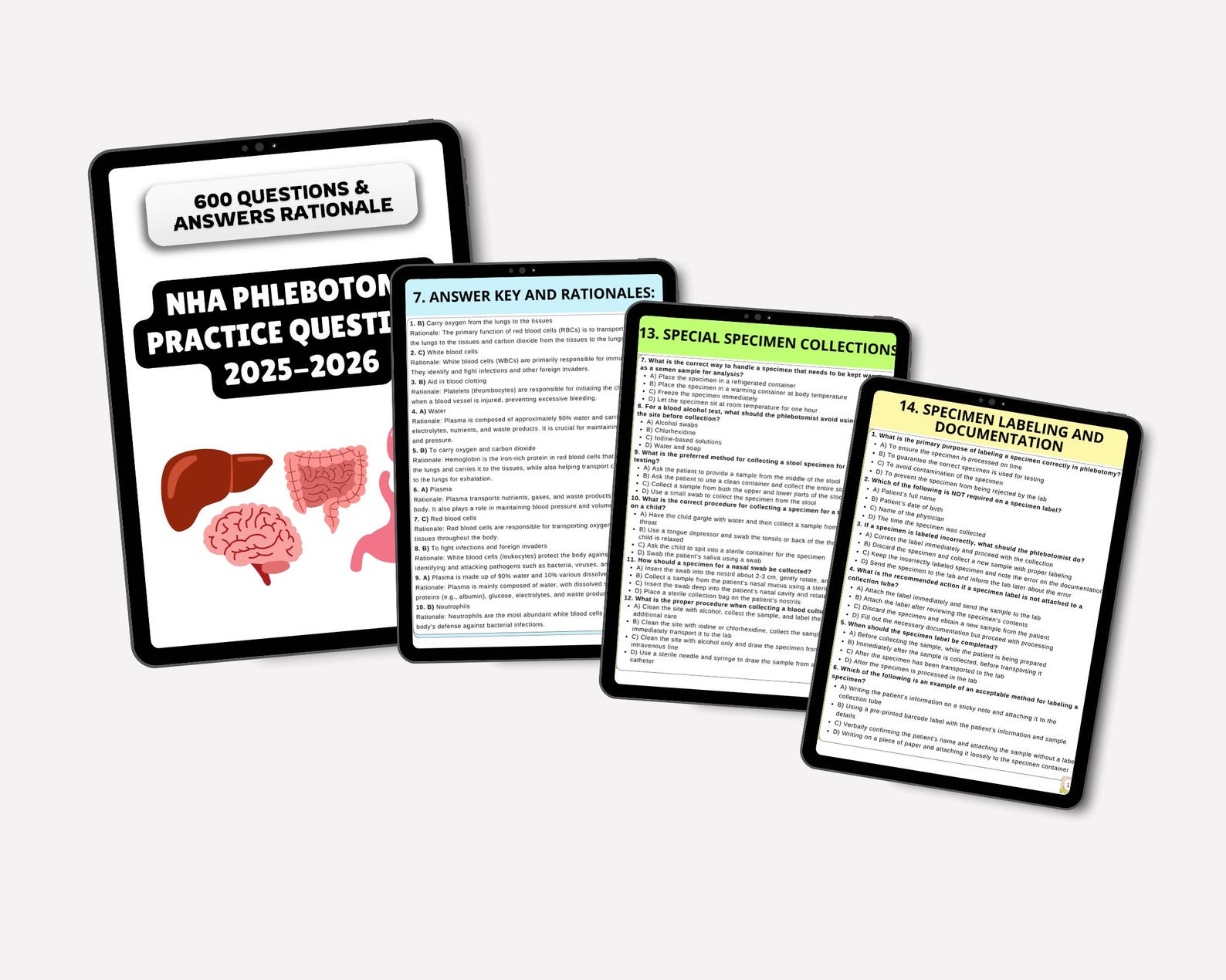 NHA Phlebotomy Practice Questions 2025-2026 | Certified Phlebotomy ...