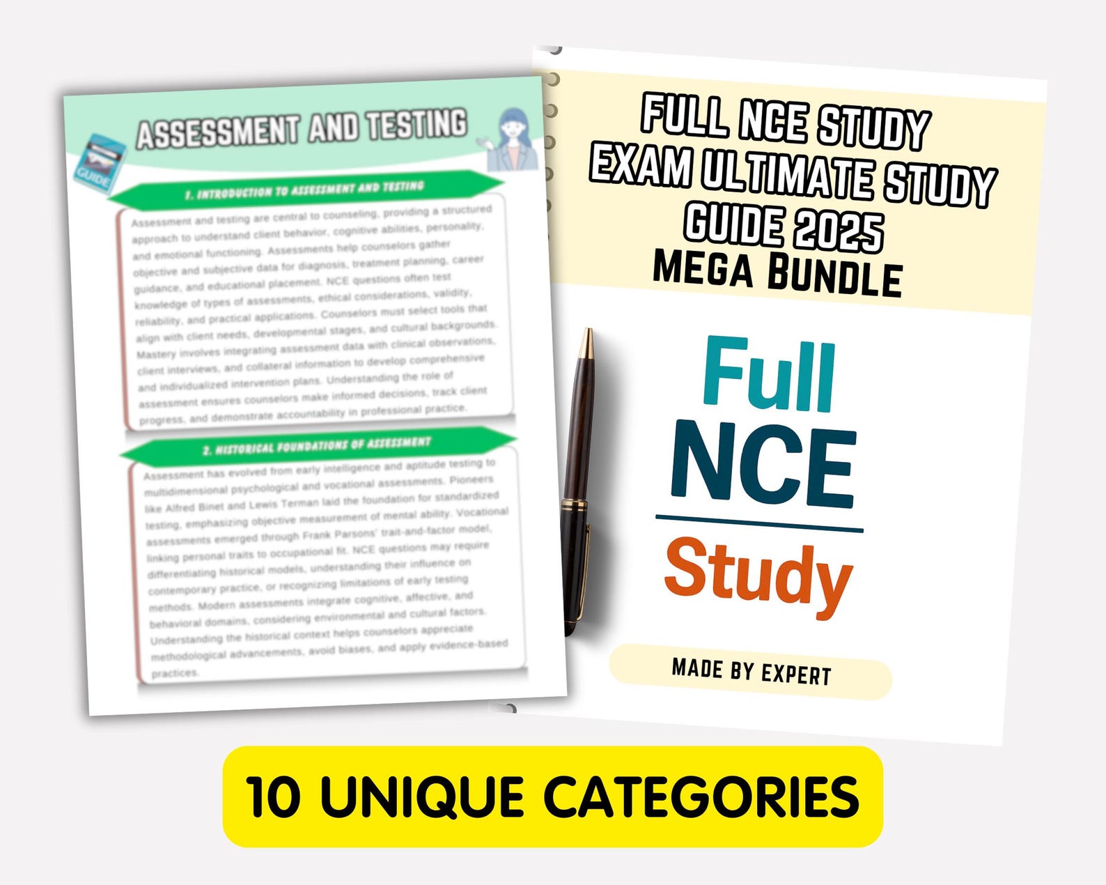 Full NCE Study Guide 2025 With Detailed Notes, Top Definitions and ...