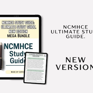 NCMHCE Study Guide: Practice Exams & Mental Health Prep - Etsy