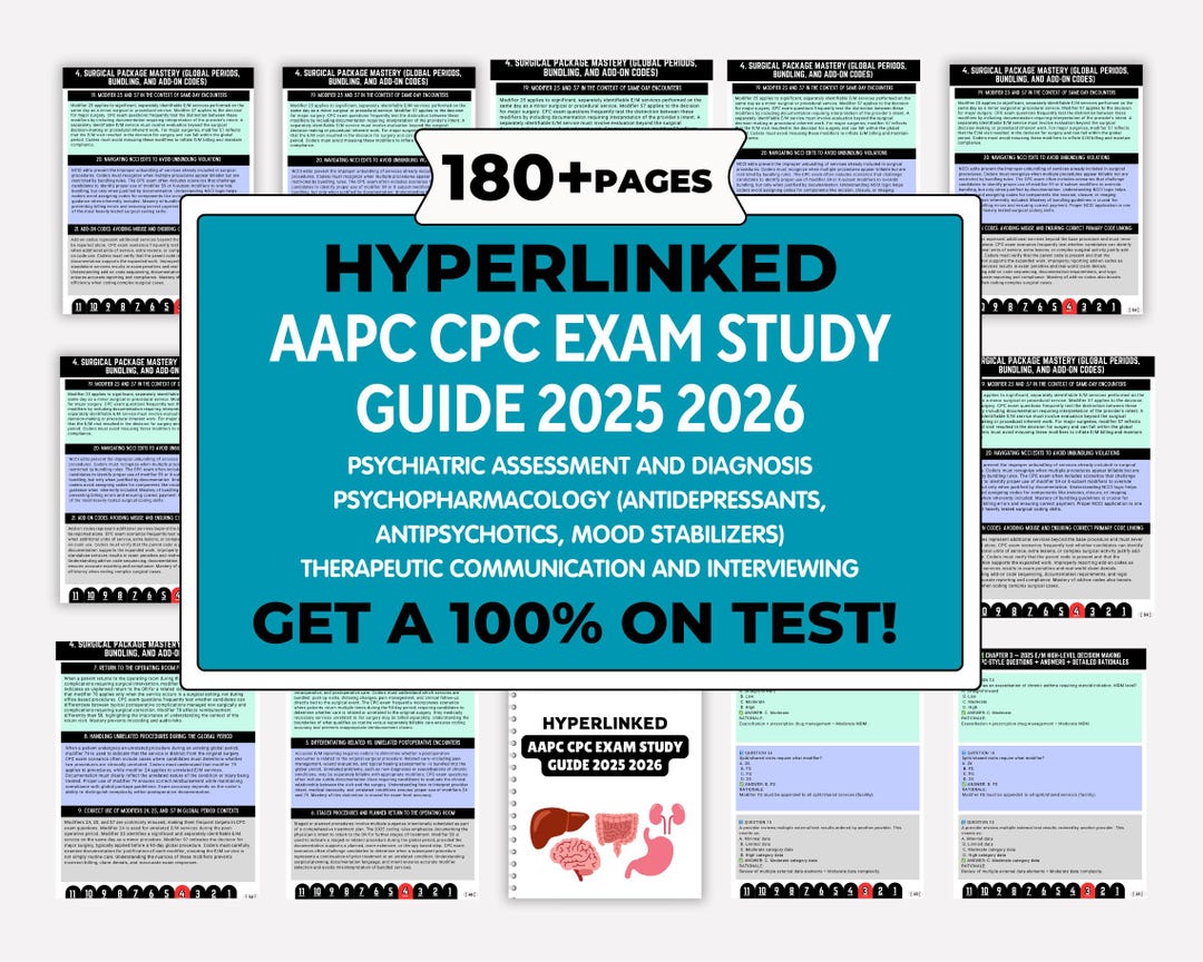 AAPC CPC Comprehensive Study Guide 2025 2026 - Etsy