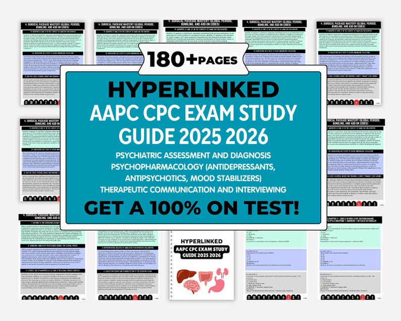 AAPC CPC Comprehensive Study Guide 2025 2026 - Etsy UK