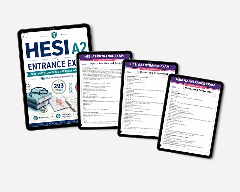 HESI A2 Entrance Exam Study Guide 2026–2027 Updated Edition Volume 1 ...