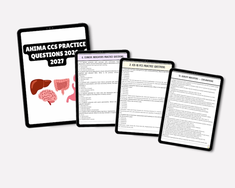 AHIMA CCS Exam Practice Questions 2026-2027 | Coding Specialist Study ...