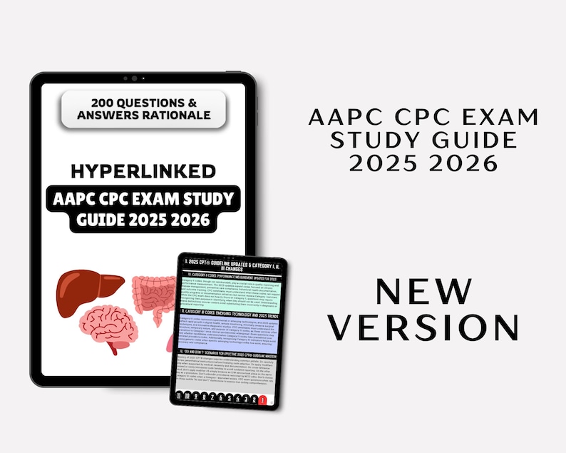 AAPC CPC Comprehensive Study Guide 2025 2026 - Etsy UK