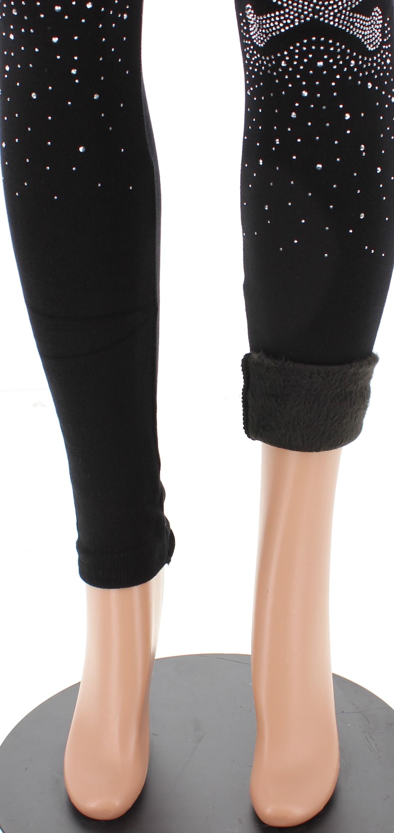 Rhinestone Leggings, Women Bling Leggings, Black Leggings, Holiday Gift ...