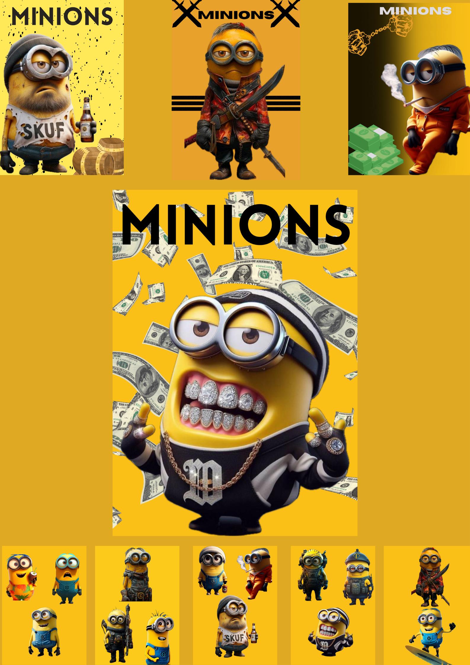 Minions 15 Numbers PNG and ZIP Digital Pack Clip Art, Instant Download ...