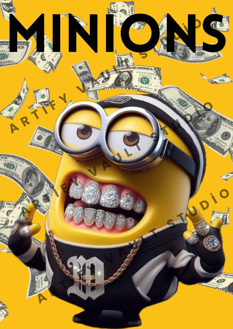 Minions 15 Numbers PNG and ZIP Digital Pack Clip Art, Instant Download ...