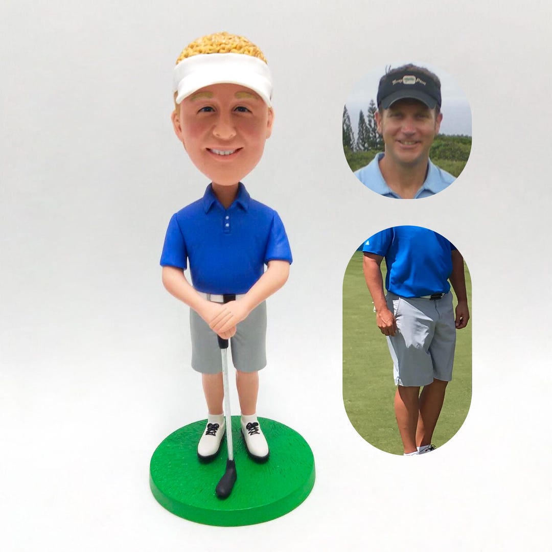 Custom Golfer Bobblehead, Personalized Golf Player Figurine, Christmas ...