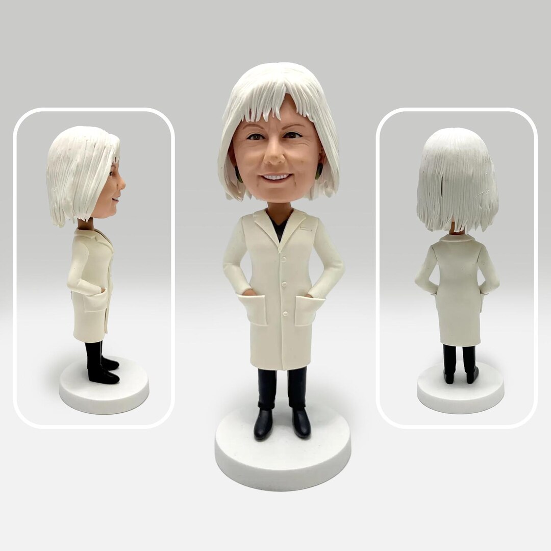 Handcrafted Health Care Bobblehead - a Unique Gift Designed for Women ...