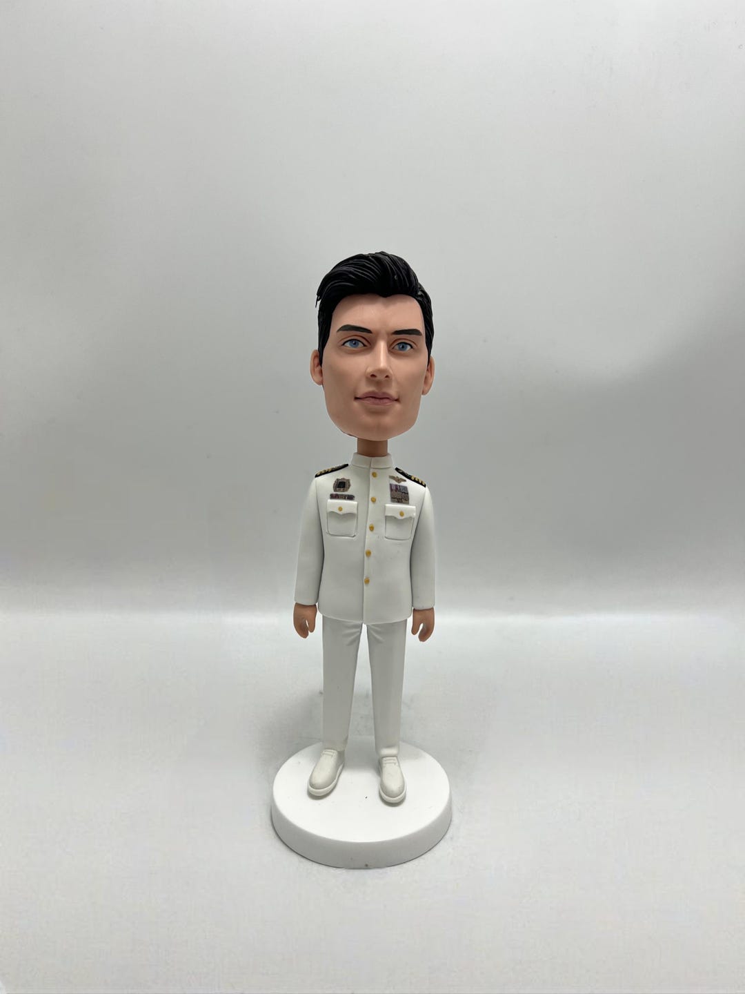 Custom Navy Officer Bobblehead: Personalized Military Retirement Gift ...