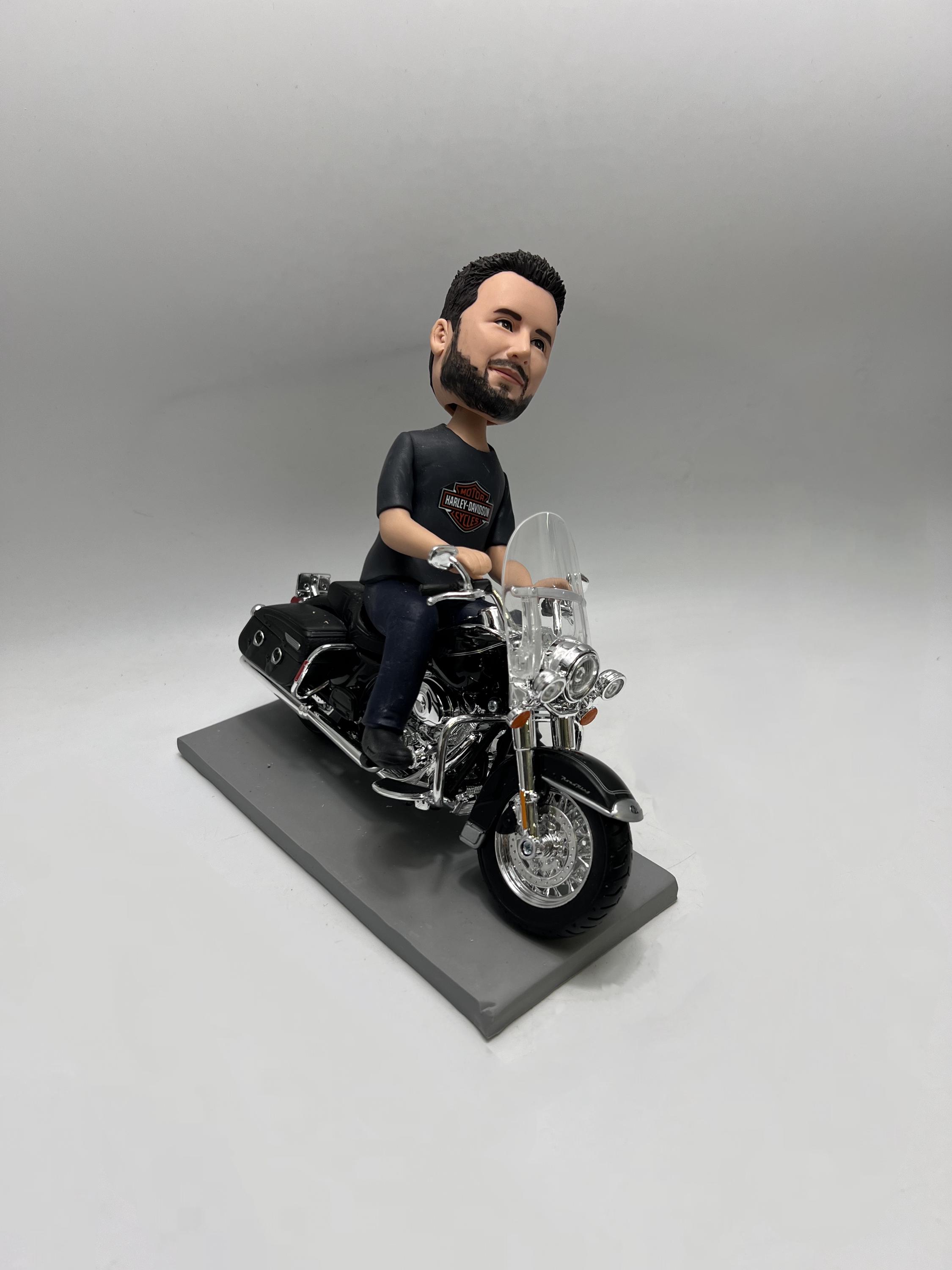 Custom Motorcycle Bobblehead - Personalized Riding Theme Figure ...
