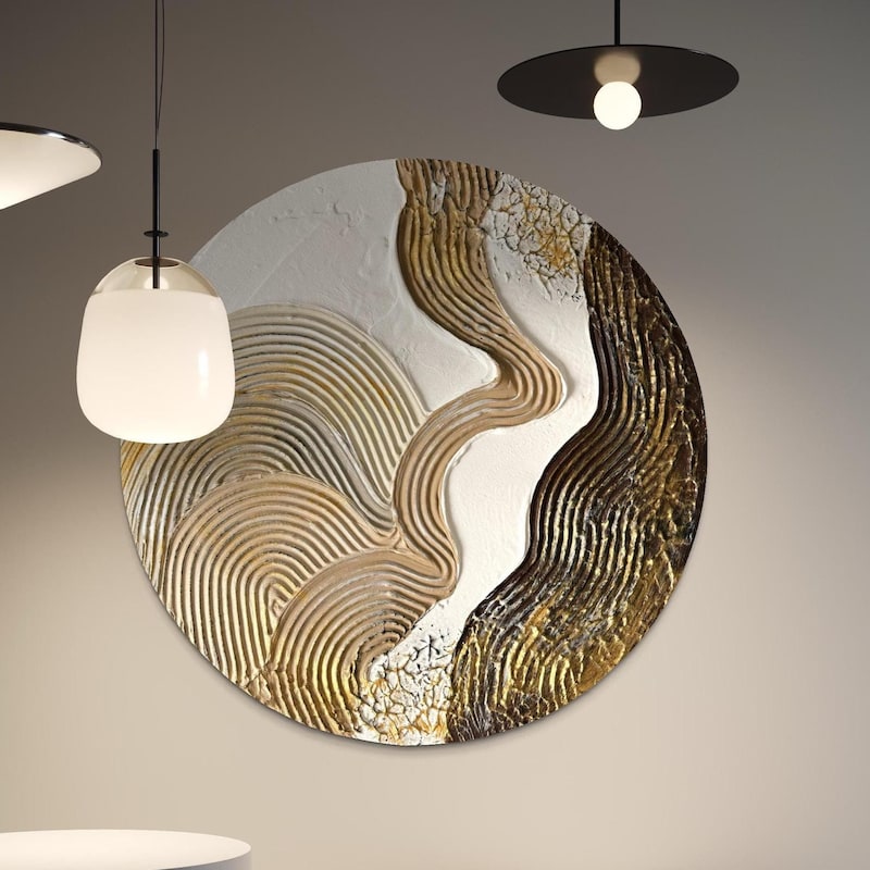 Round Canvas Art - Etsy Australia