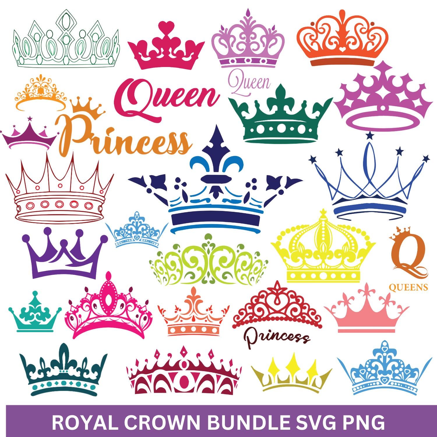 Royal Crown SVG File,king Crown Svg,queen Crown Svg,princess Tiara Svg ...