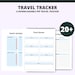 TRAVEL PLANNER, Trip Planner, Travel Budget Tracker, Travel Diary ...