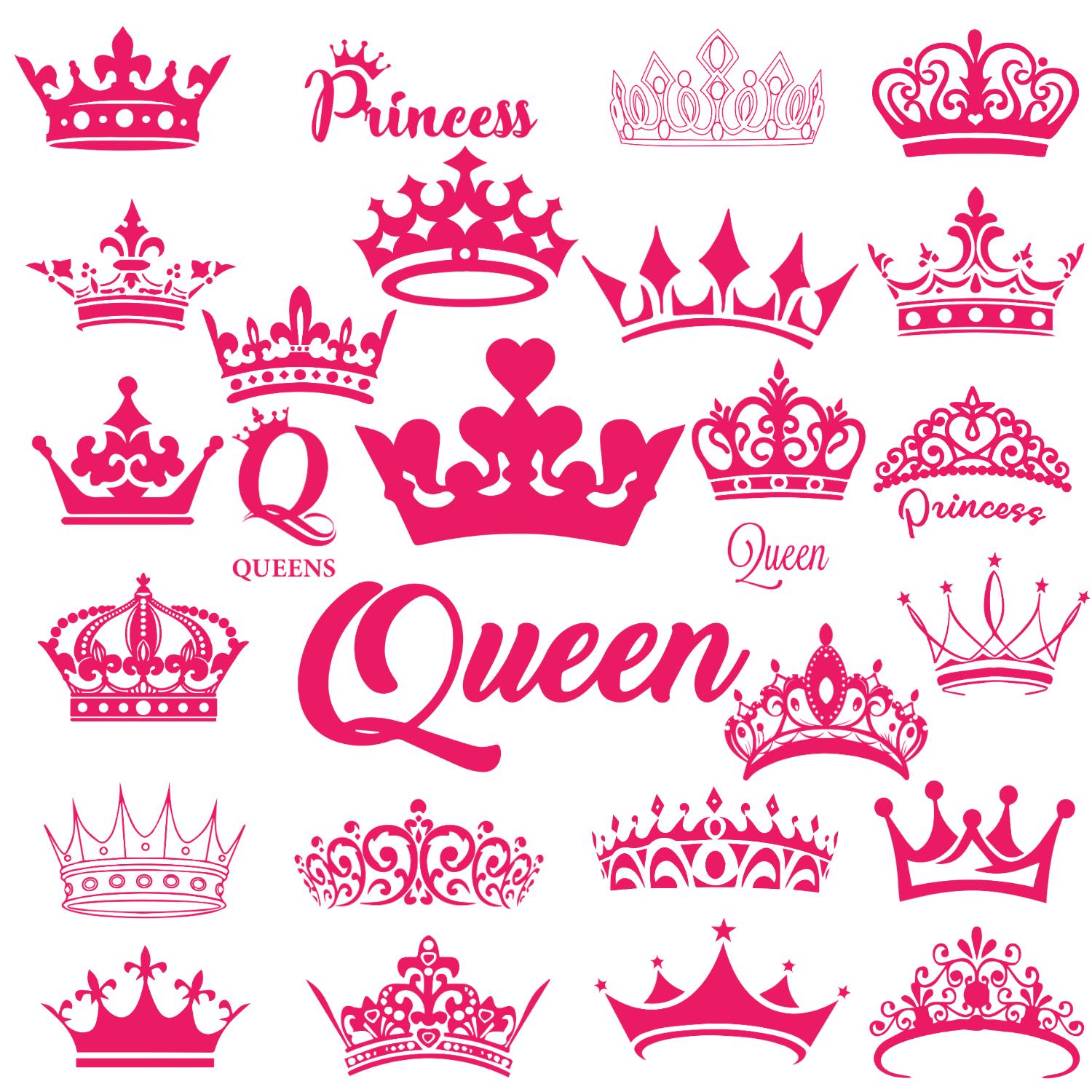 Barbie Silhouette With Crown