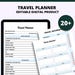 TRAVEL PLANNER, Trip Planner, Travel Budget Tracker, Travel Diary ...