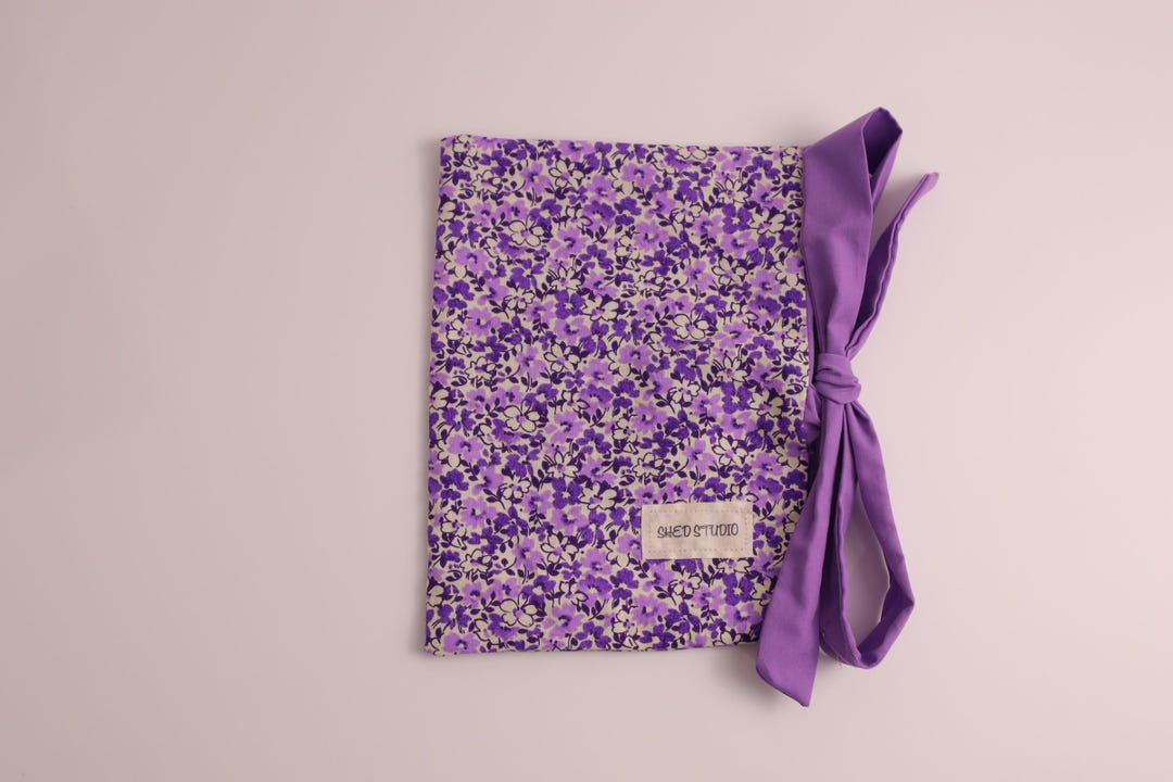 Sewn Book Cover Fabric Book Sleeve E-reader Cover Gift for Book Lovers ...