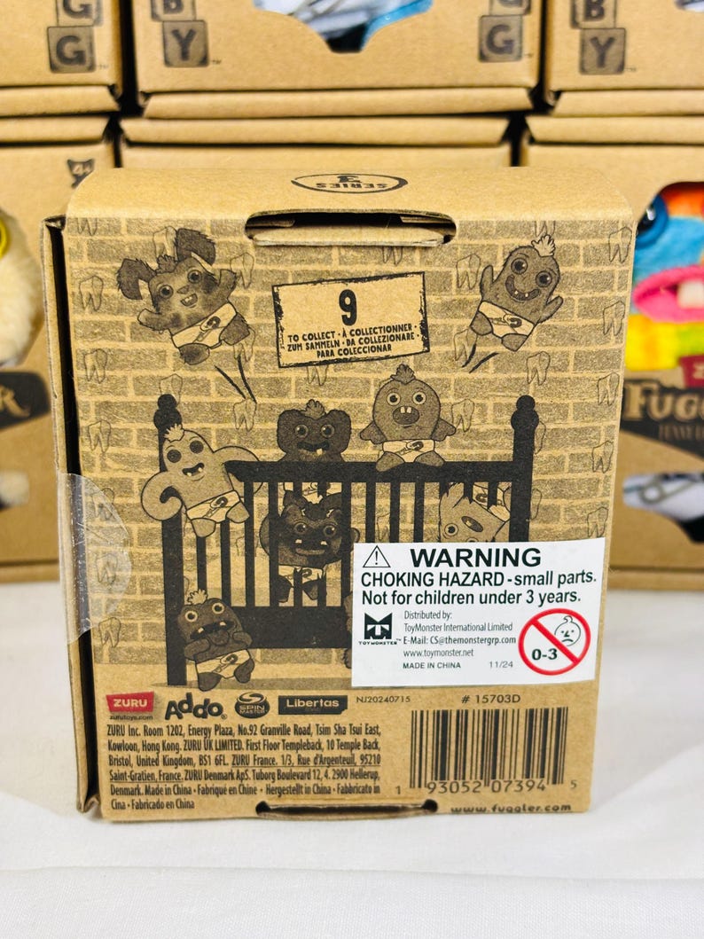 COMPLETE Set of 9 X Baby Fuggs - SERIES 3 - 2025 - Fugglers - Brand NEW ...