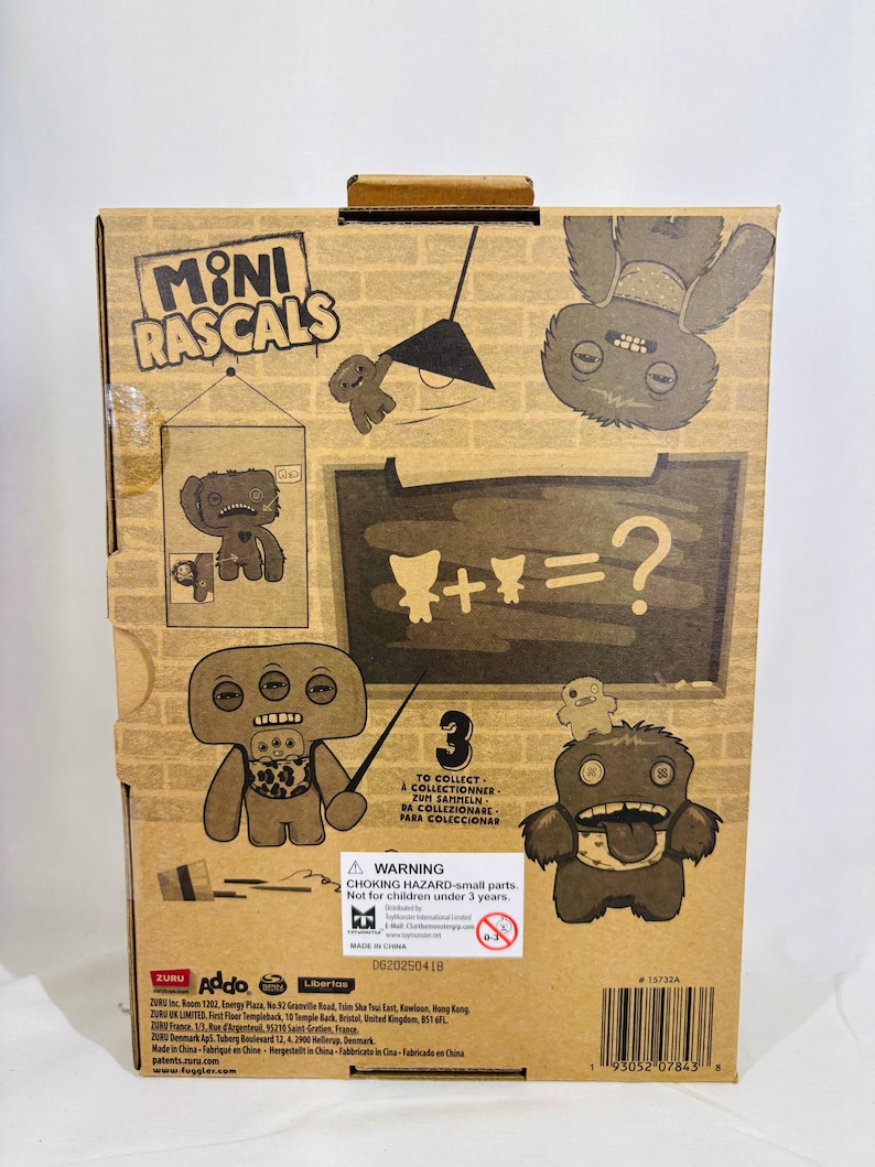 Mini Rascals - Fuggler Funny Ugly Monster: Pink Oogah Booga! Brand New ...